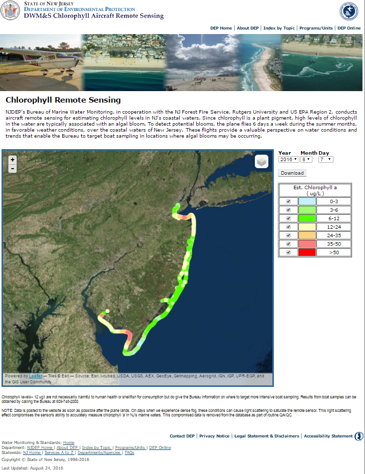 NJDEP| Bureau of Marine Water Monitoring | Phyto-Plankton Monitoring