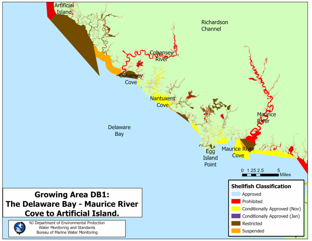NJDEP| Bureau of Marine Water Monitoring | Delaware Bay Reports