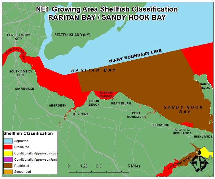 NJDEP| Bureau of Marine Water Monitoring | North East Reports