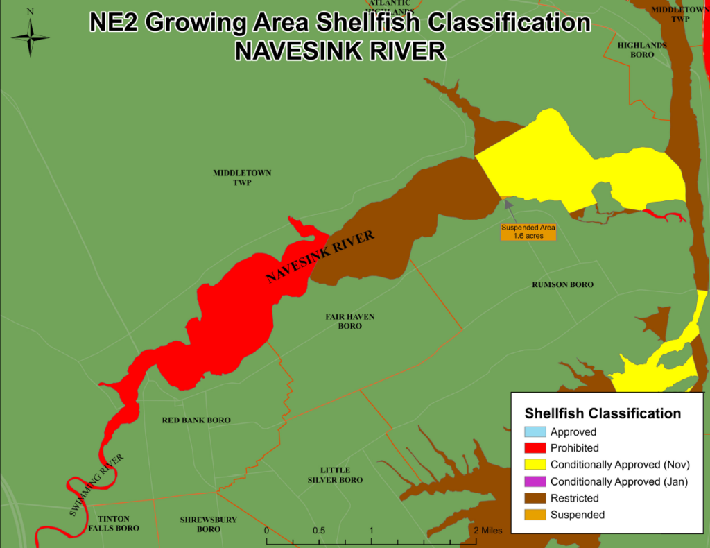 NJDEP| Bureau of Marine Water Monitoring | North East Reports