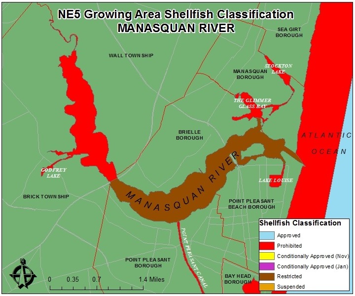 NJDEP| Bureau of Marine Water Monitoring | North East Reports
