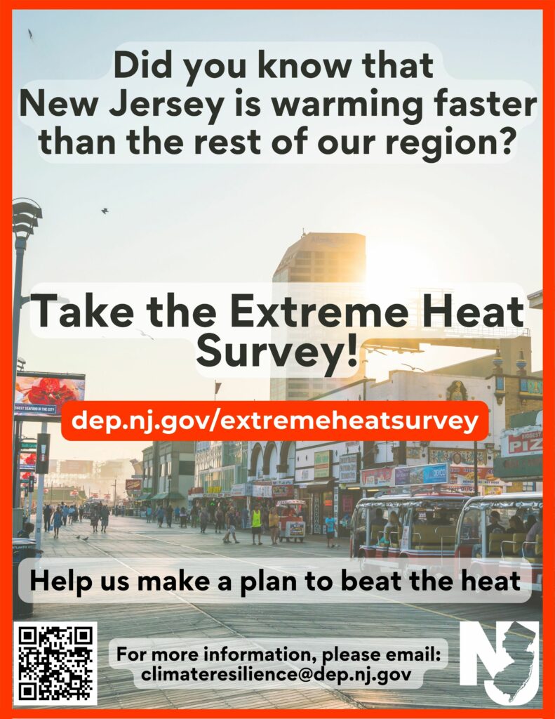 NJDEP| Climate Change | New Jersey Extreme Heat Survey Promotion Kit