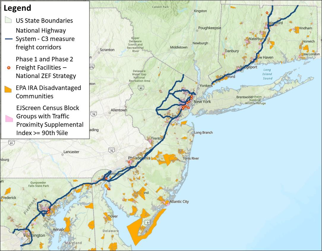 NJDEP| Drive Green NJ | CPRG Clean Corridor Coalition Project Details