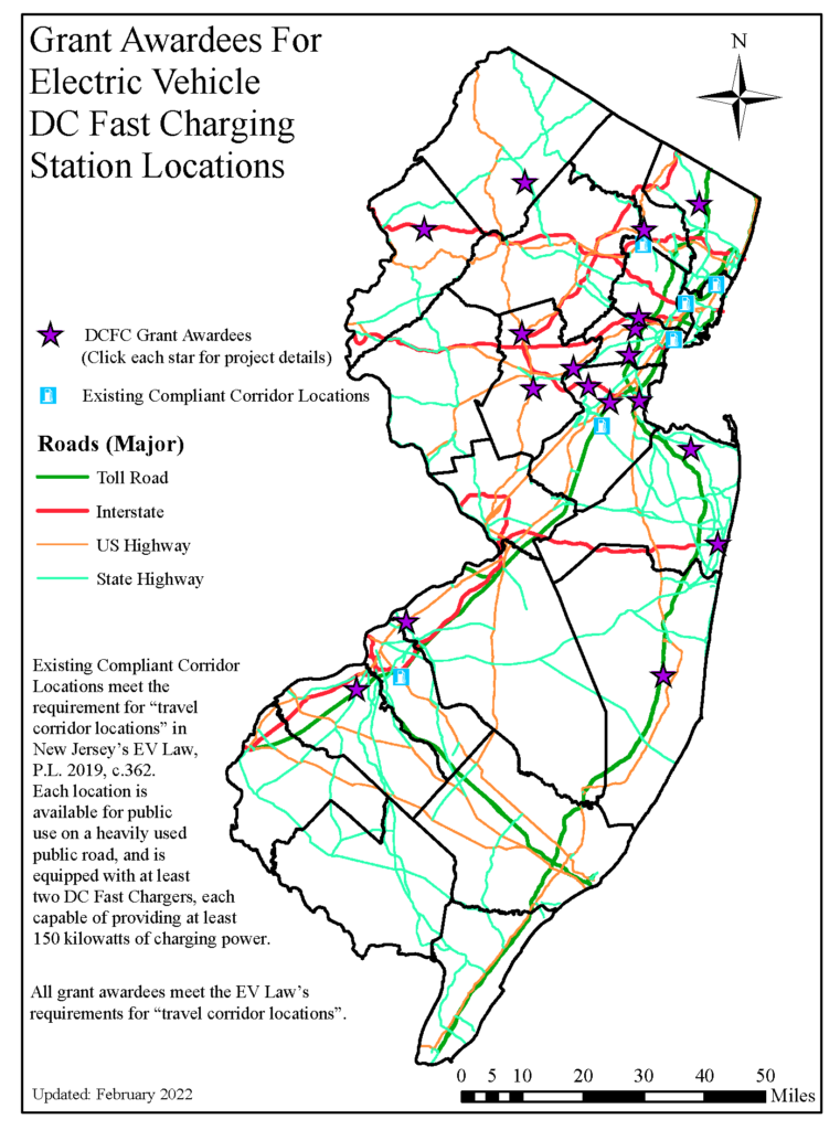 NJDEP| Drive Green NJ | It Pays to Plug In - Corridor Fast Chargers