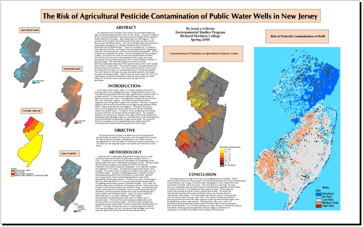 NJDEP| Geographic Information Systems | 13th Mapping Contest