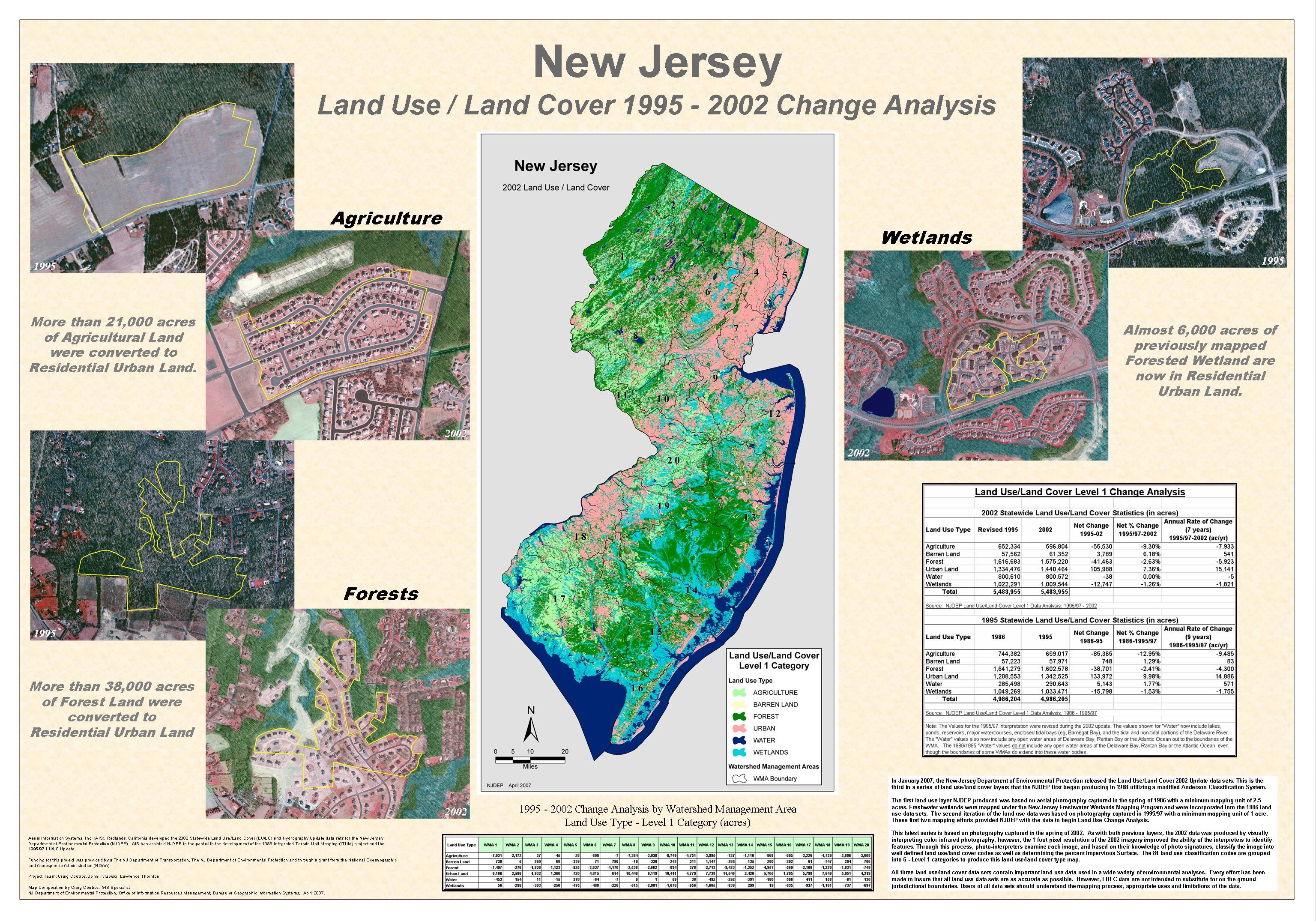 NJDEP| Geographic Information Systems | 20th Mapping Contest