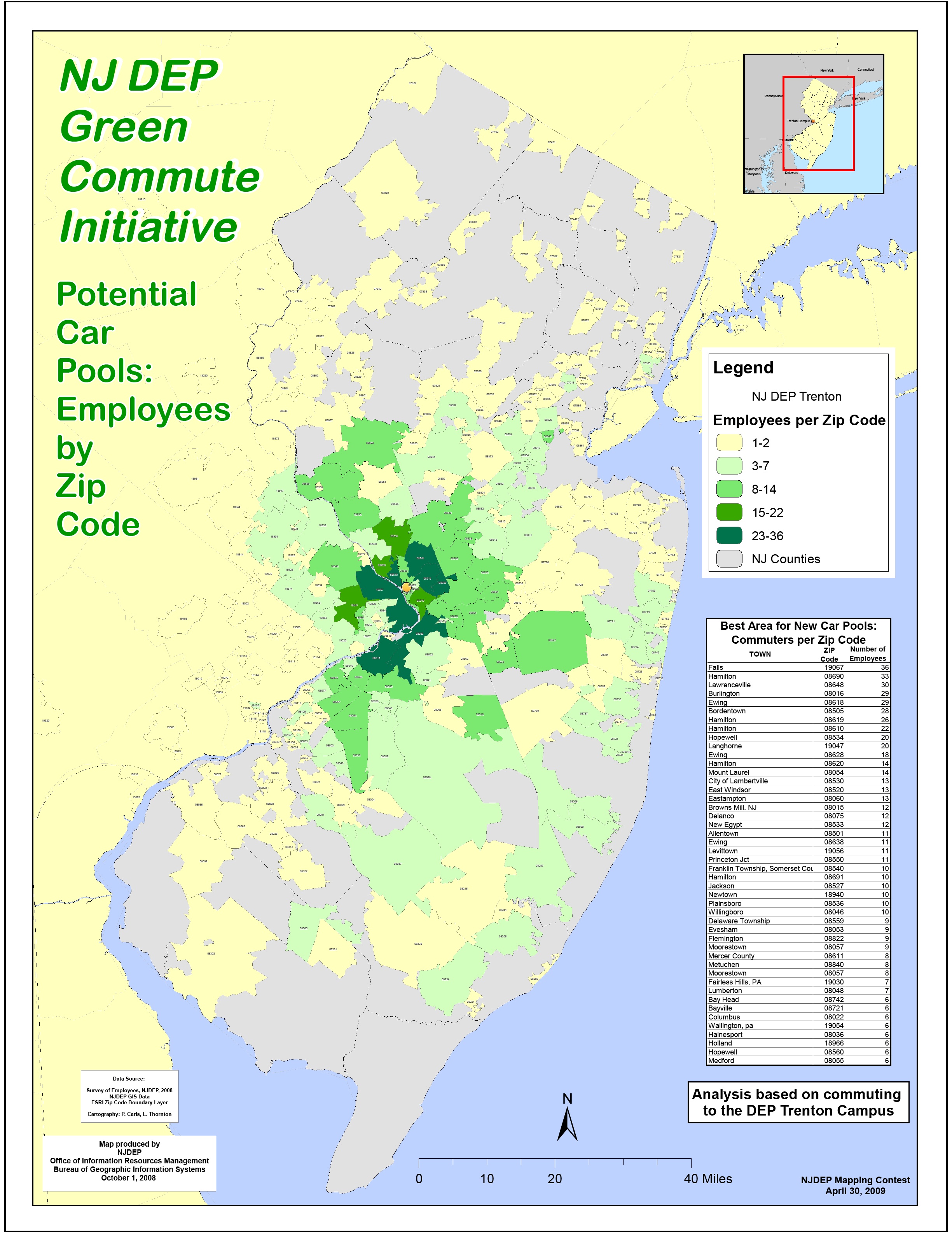 NJDEP| Geographic Information Systems | 22nd Mapping Contest