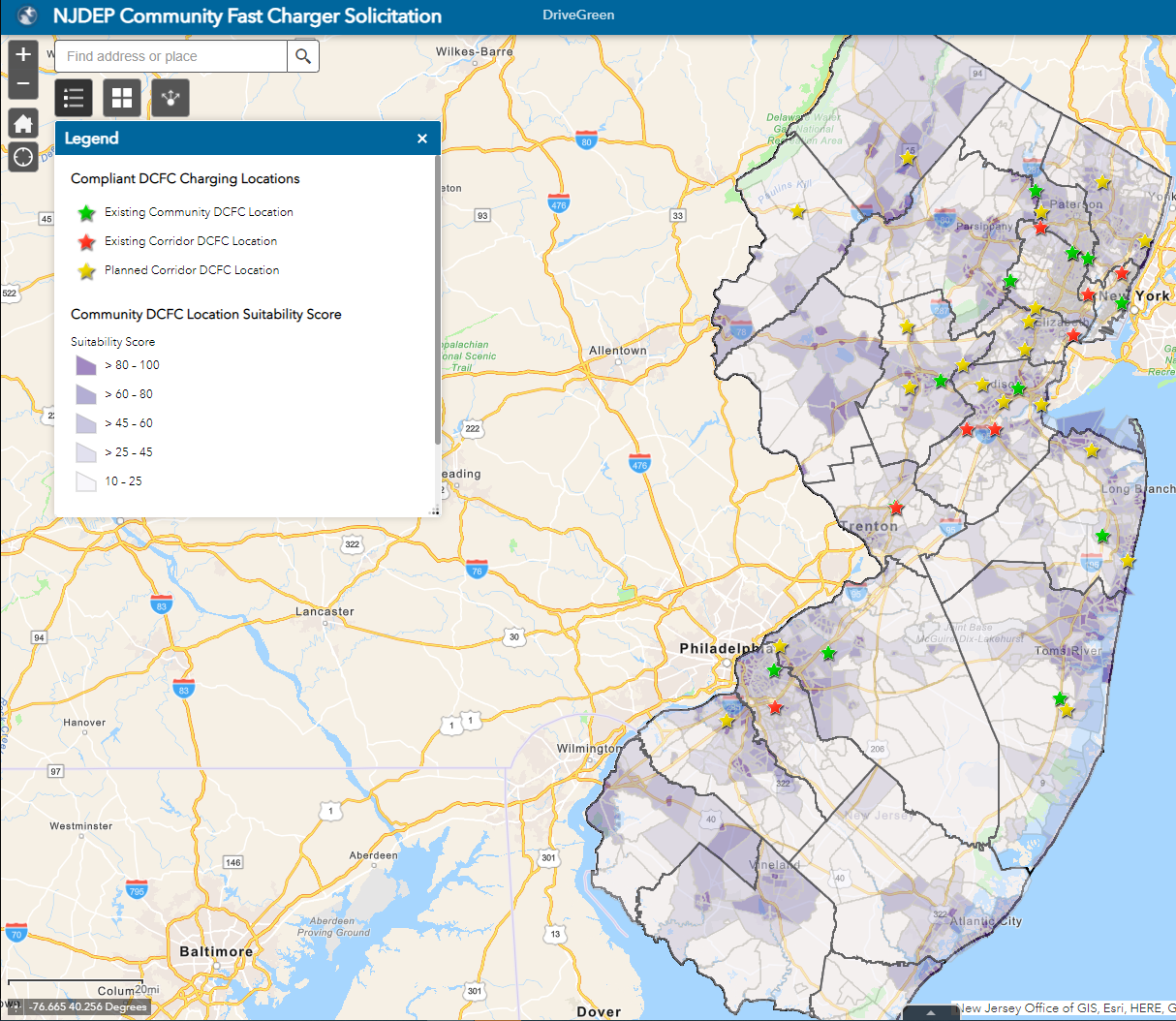 NJDEP| Geographic Information Systems | 34th Mapping Contest