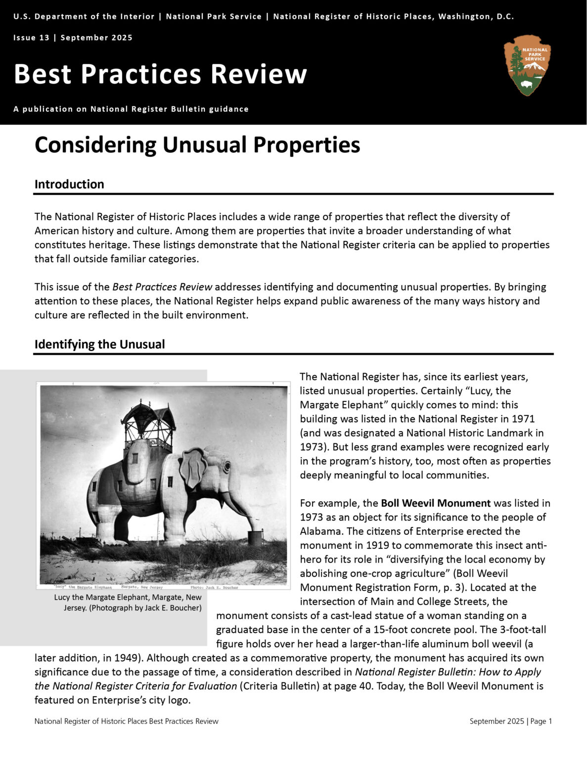 Best Practices Review Issue 13: Considering Unusual Properties | NJ ...
