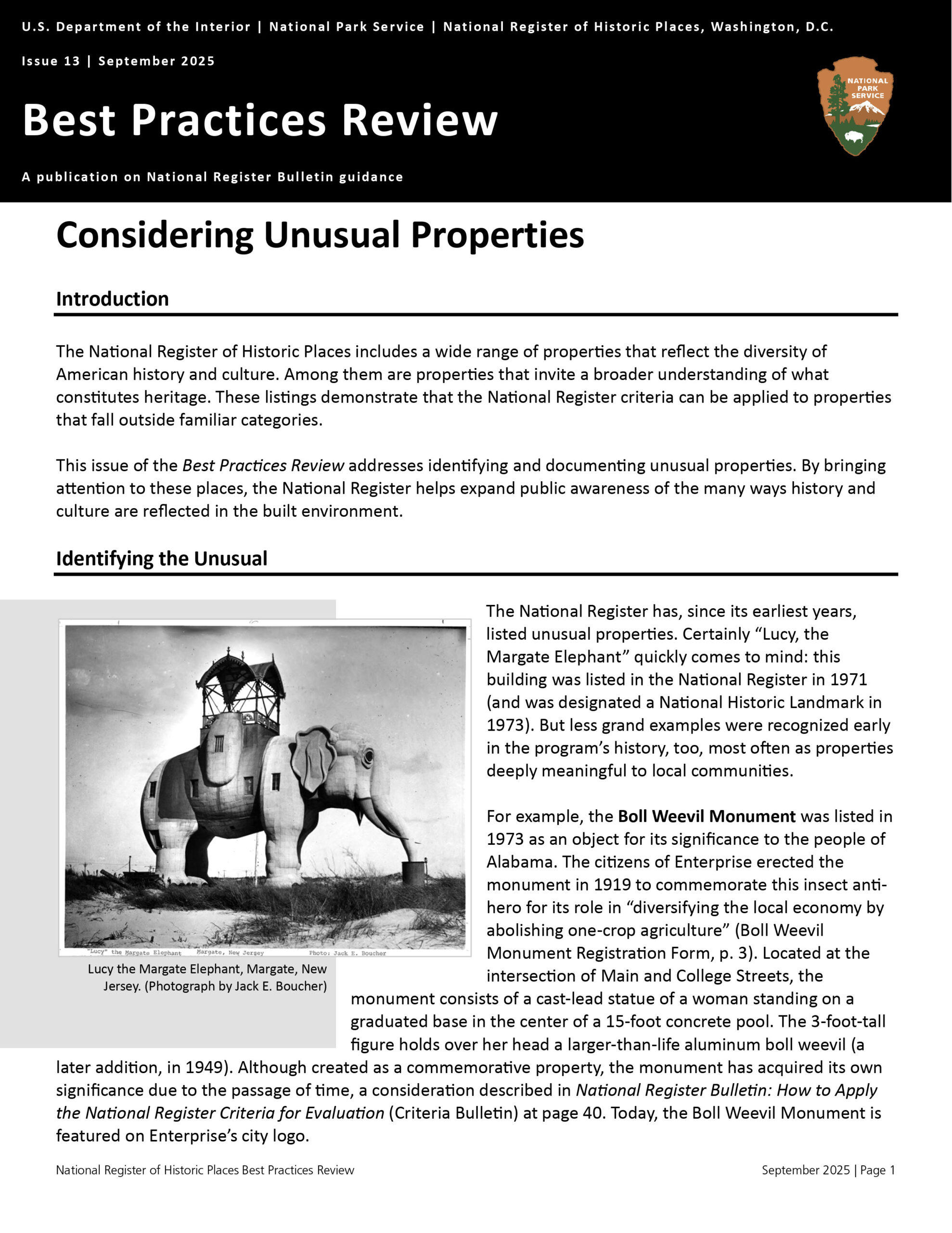 Best Practices Review Issue 13: Considering Unusual Properties | NJ ...