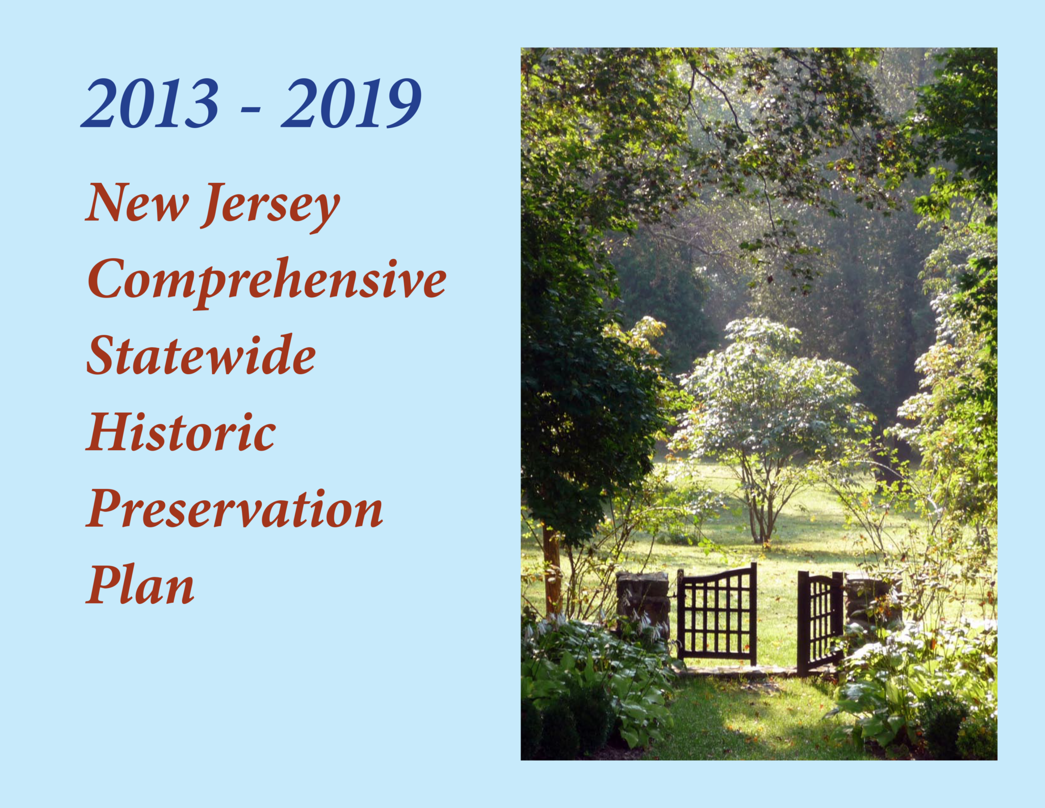 2013-2019 New Jersey Comprehensive Statewide Historic Preservation Plan ...
