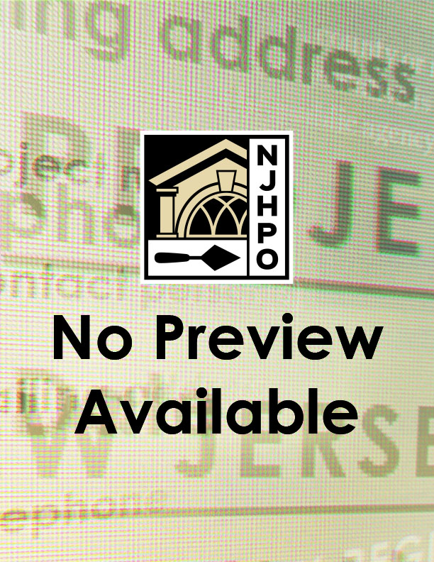 Email Submittal Form | NJ Historic Preservation Office