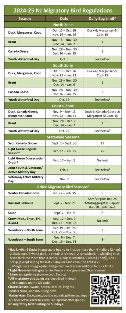 NJDEP| Fish & Wildlife | Waterfowl and Migratory Birds in New Jersey