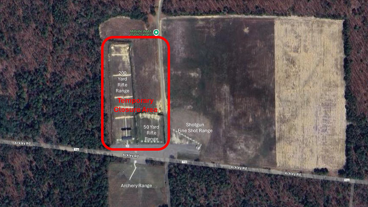 NJDEP| Fish & Wildlife | Millville WMA Centerfire Rifle Range Closure ...