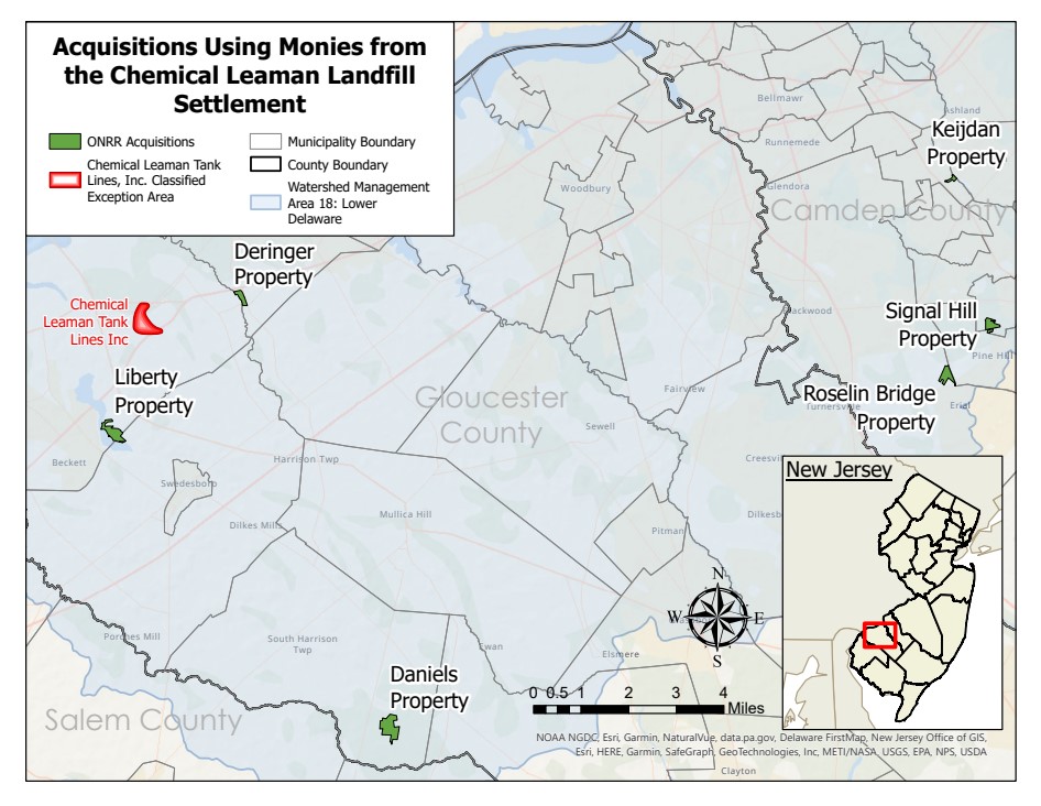 NJDEP| Office of Natural Resources Restoration | Chemical Leaman Tank ...