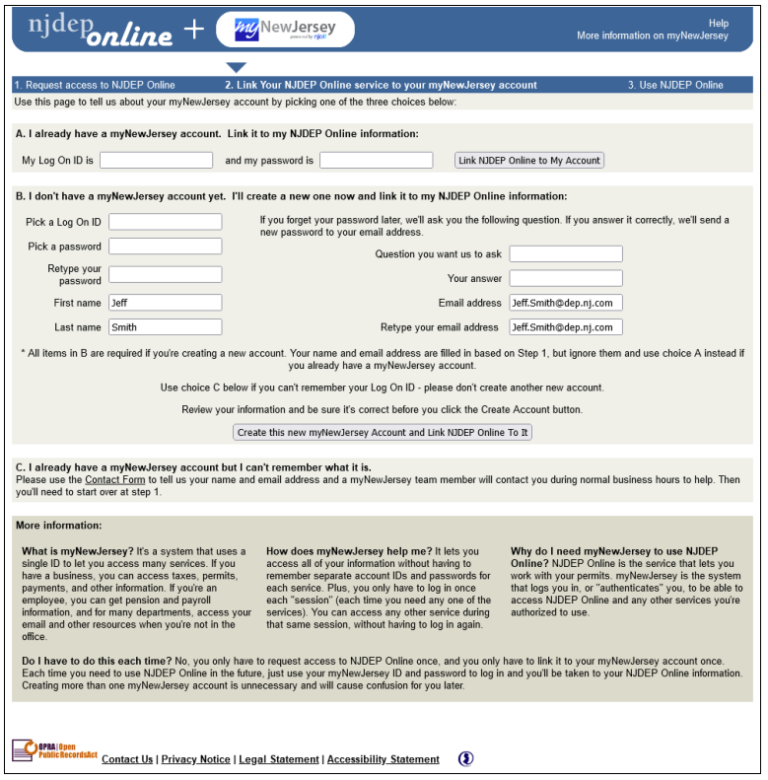 NJDEP| DEP Online | NJDEP Online FAQs