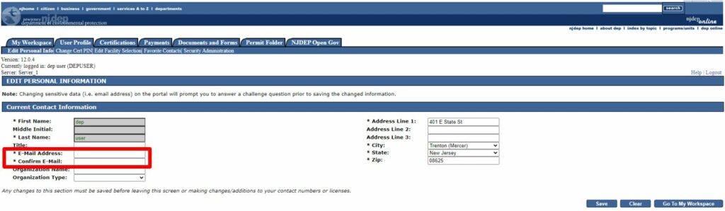 NJDEP| DEP Online | NJDEP Online FAQs