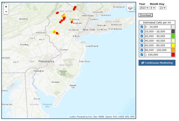 NJDEP| Water Monitoring, Standards & Pesticide Control | Data Acquisition
